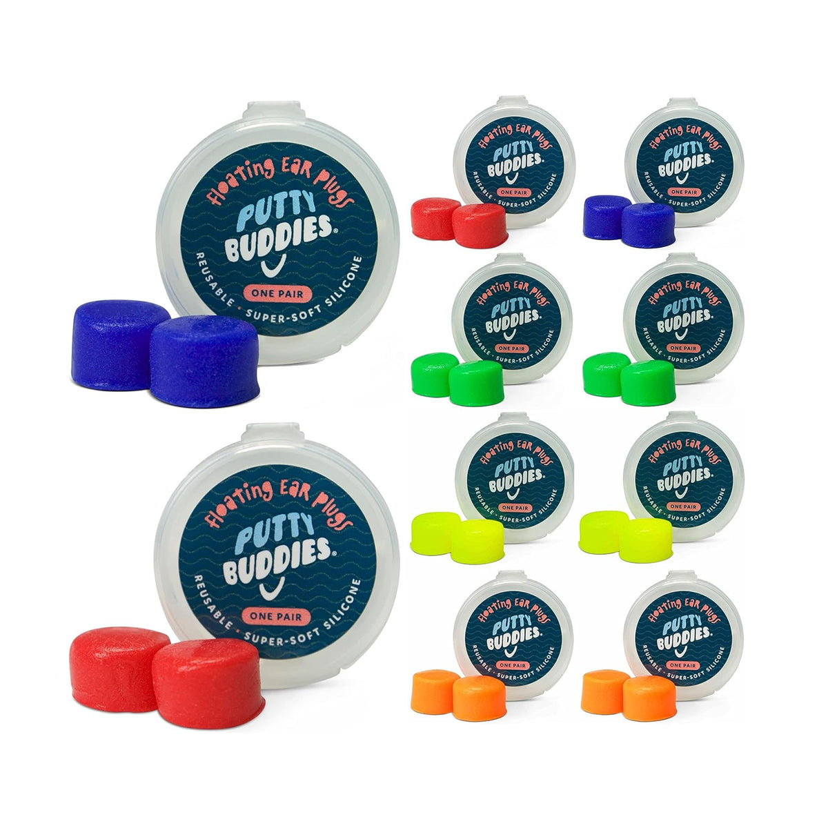 Putty Buddies FLOATING Earplugs - Box of 50 — ADCO Hearing Products