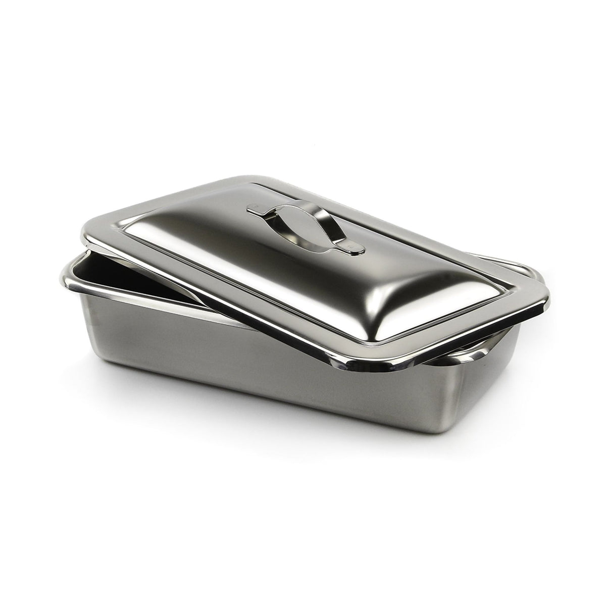 Stainless Steel Instrument Tray with Handle — ADCO Hearing Products