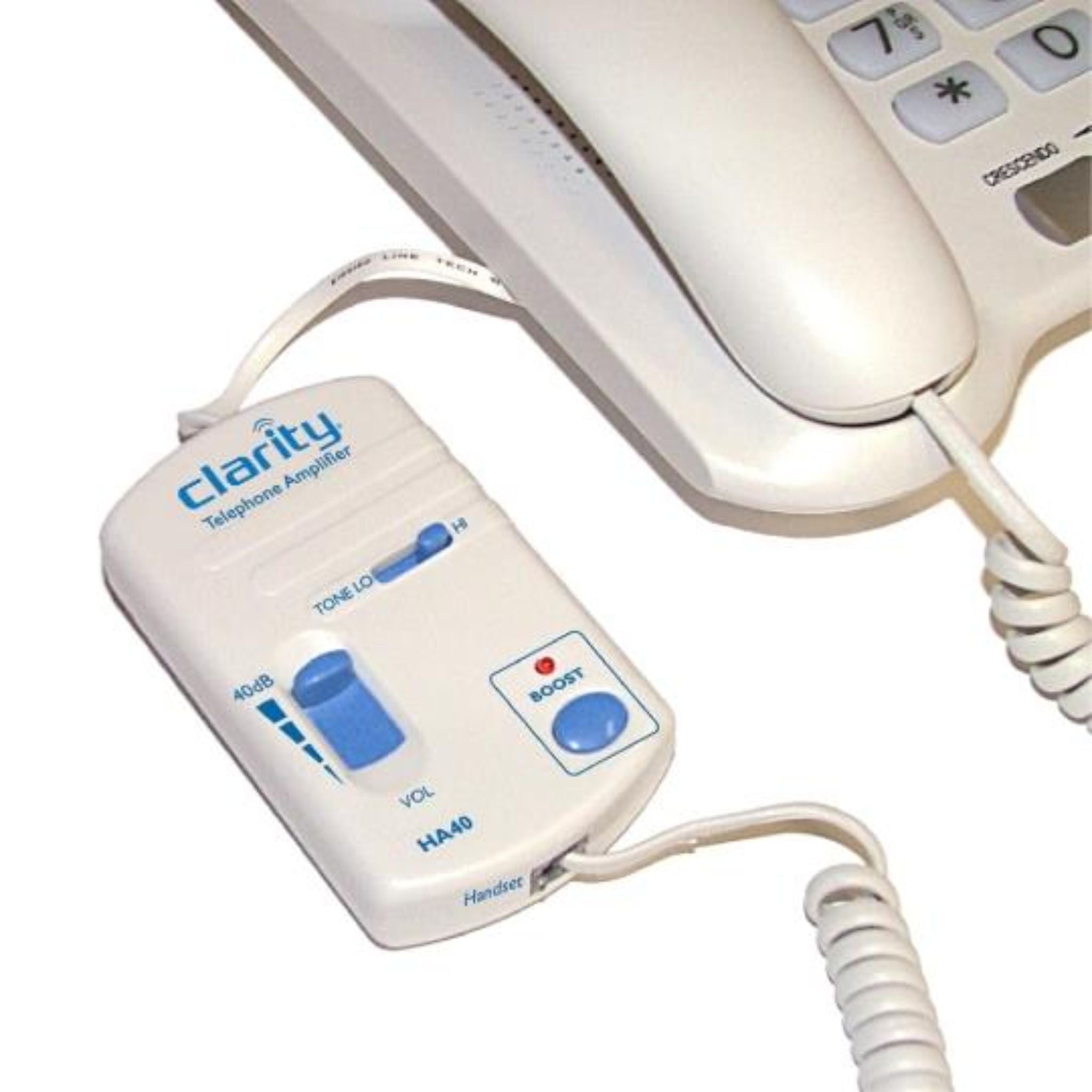 Amplified Phones > In-Line Telephone Amplifiers — ADCO Hearing Products