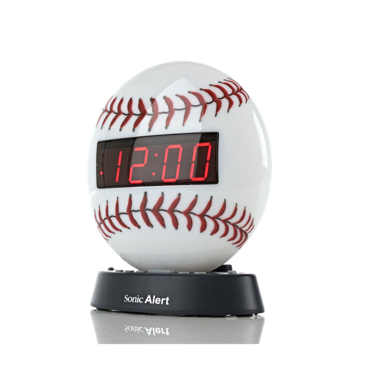 Sonic Glow Baseball Alarm Clock with recordable alarm and Sonic Bomb B ...