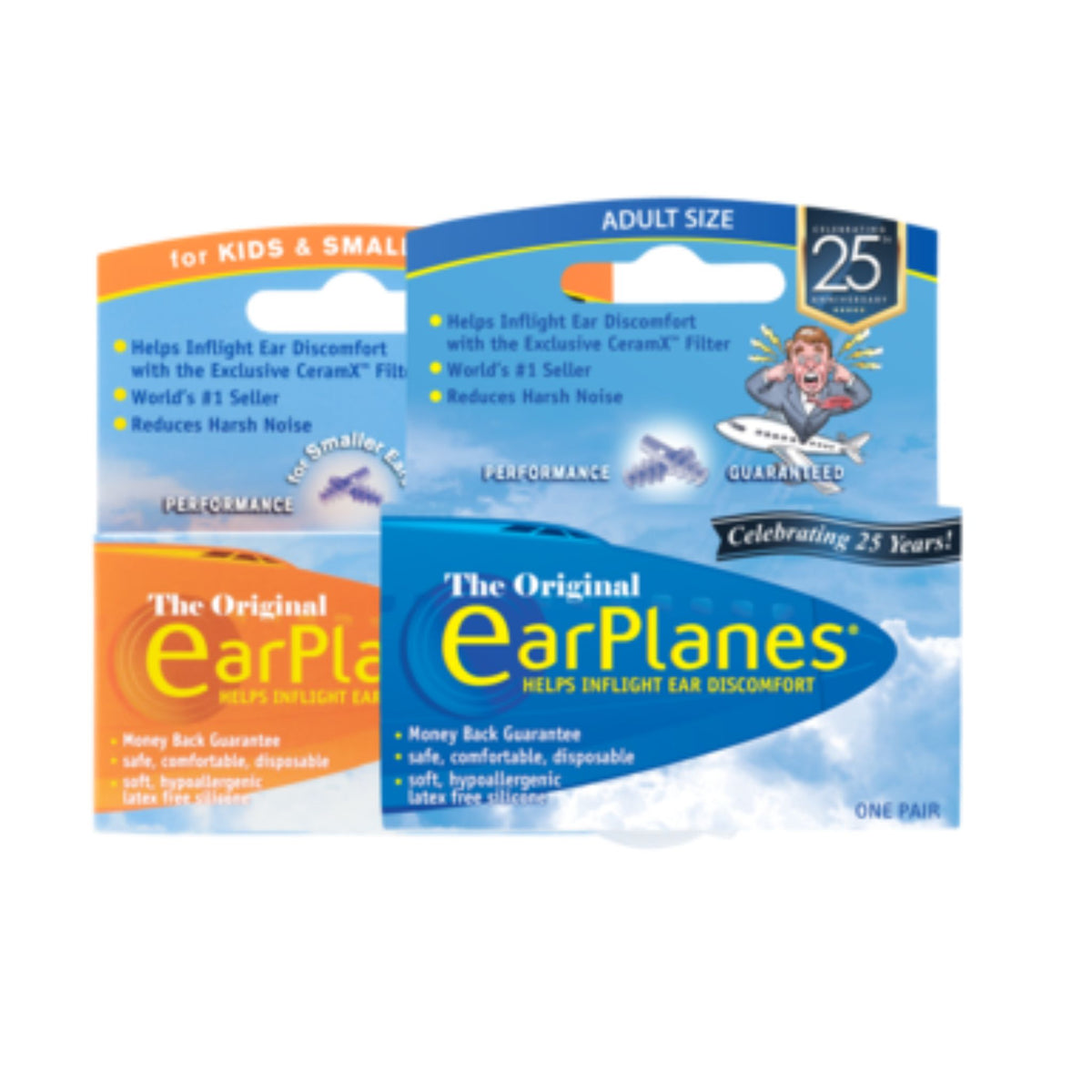 EarPlanes Travel Earplugs — ADCO Hearing Products