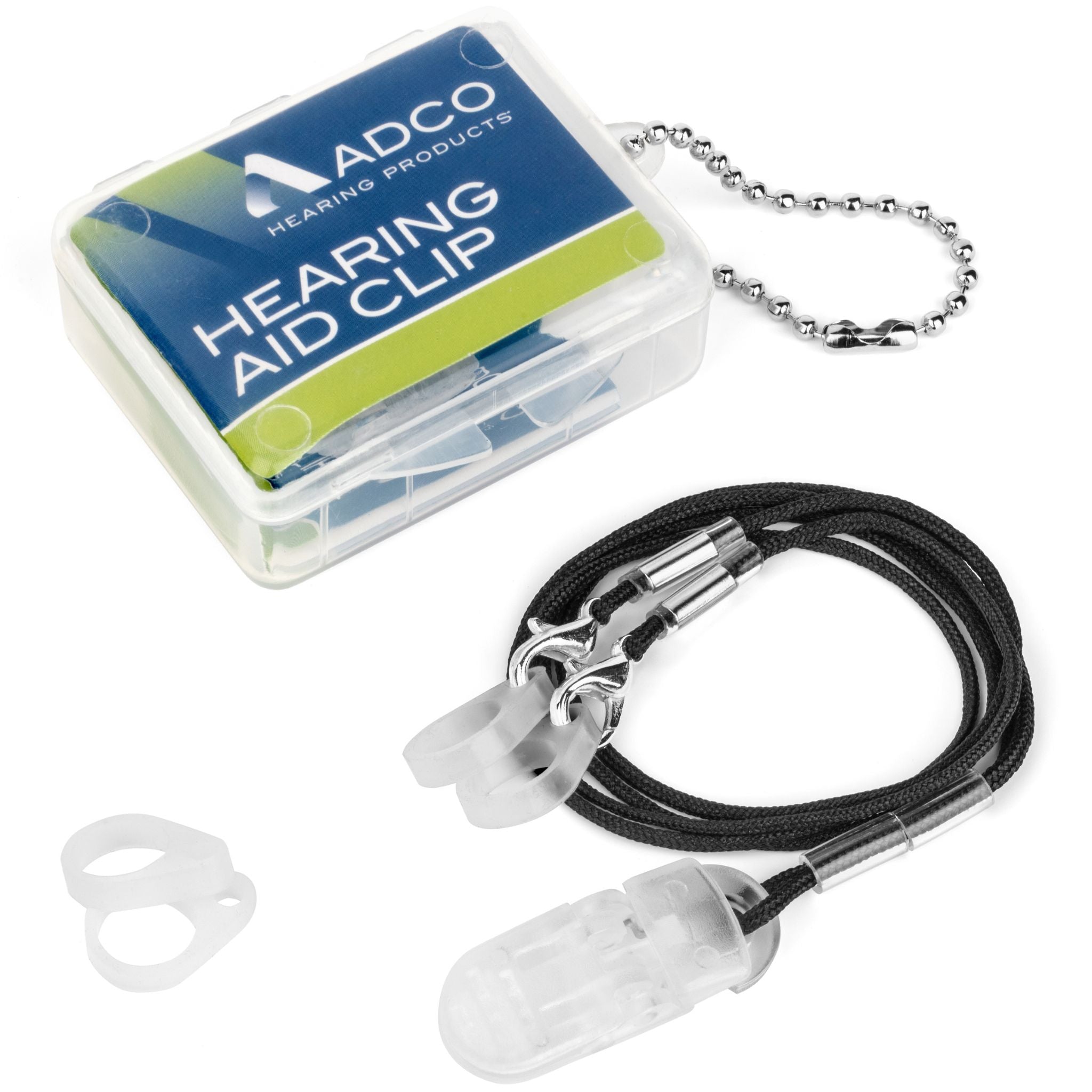 Hearing Aid Clips & Retention Cords - Hearing Aid Holders — ADCO ...